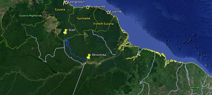 Expedition map – MONSTER MOUNTAINS